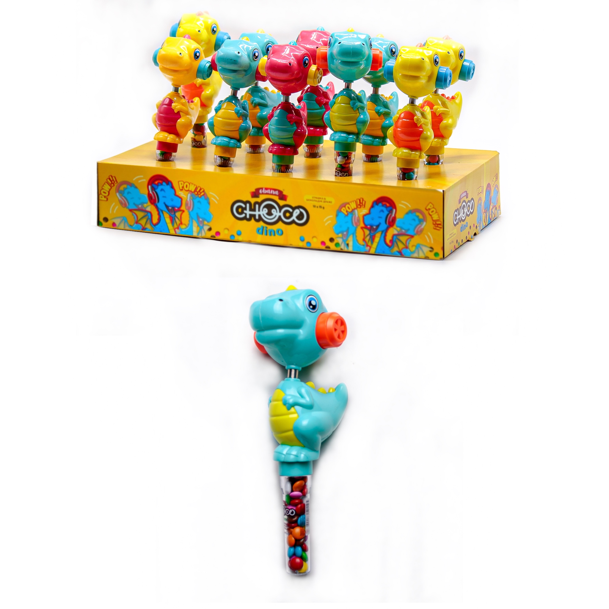 Драже шок. CHOCO DINO + игрушка 15гр, 10 шт купить в Украине (Киев ...